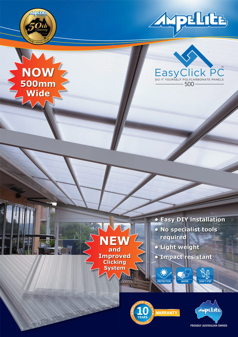 EasyClick PC Polycarbonate Roofing | Roofing Options Centre