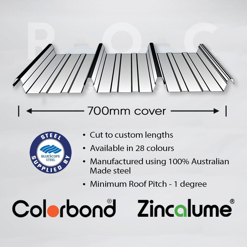 COLORBOND Cliplock 0 42 Steel Roof Klip Lok Roofing Options Centre COLORBOND Cliplock 0 42 Steel Roof Klip Lok Roofing Options Centre
